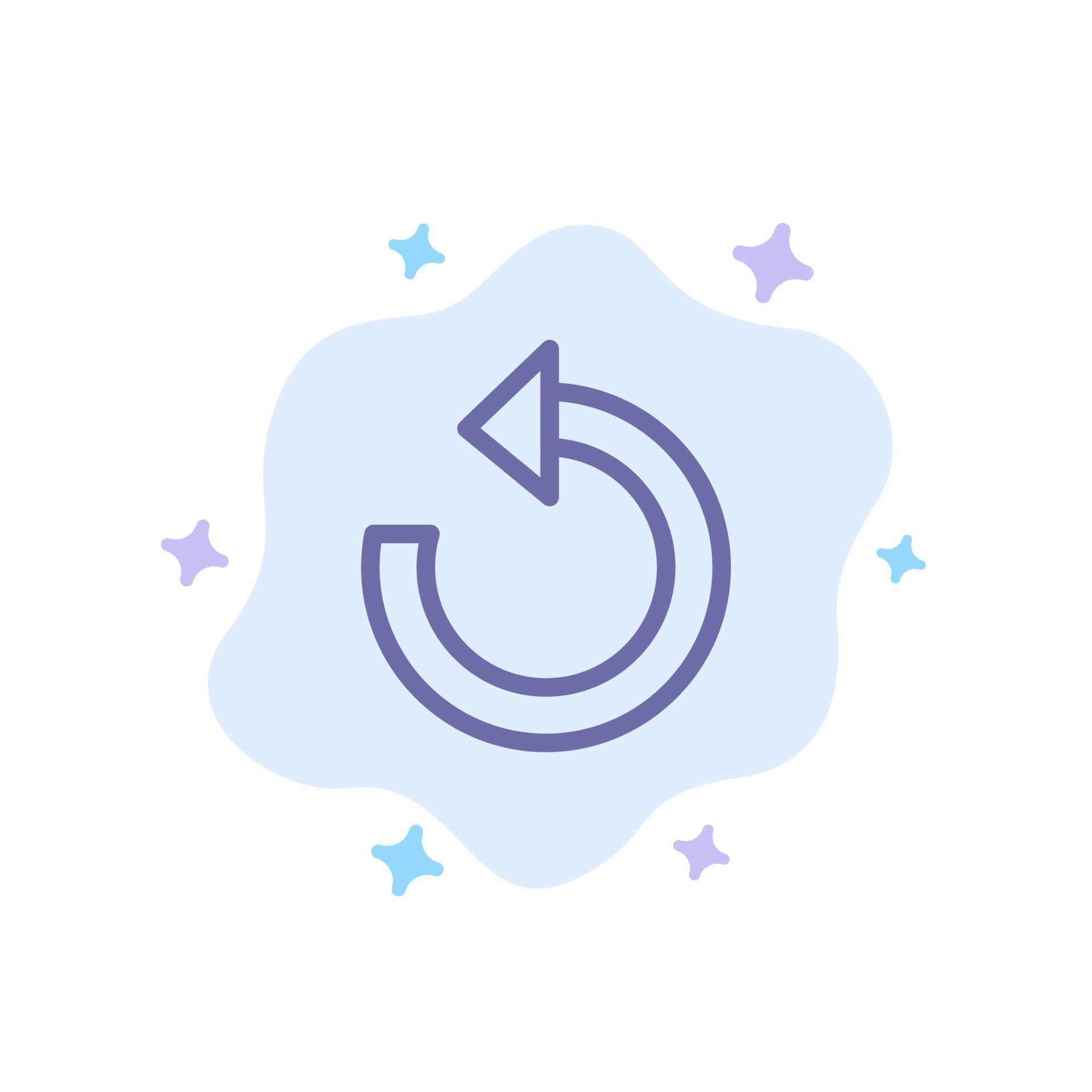 Refresh Reload Rotate Repeat Blue Icon on Abstract Cloud Background 14464558 Vector Art at Vecteezy