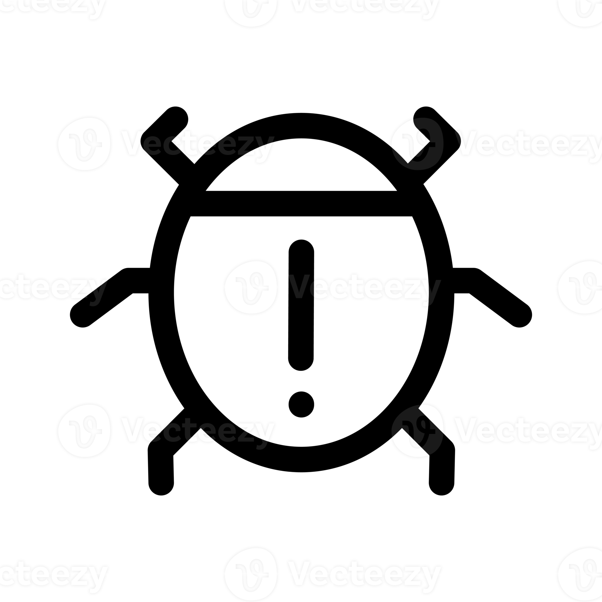 bug icon design for digital cyber security 14466259 PNG