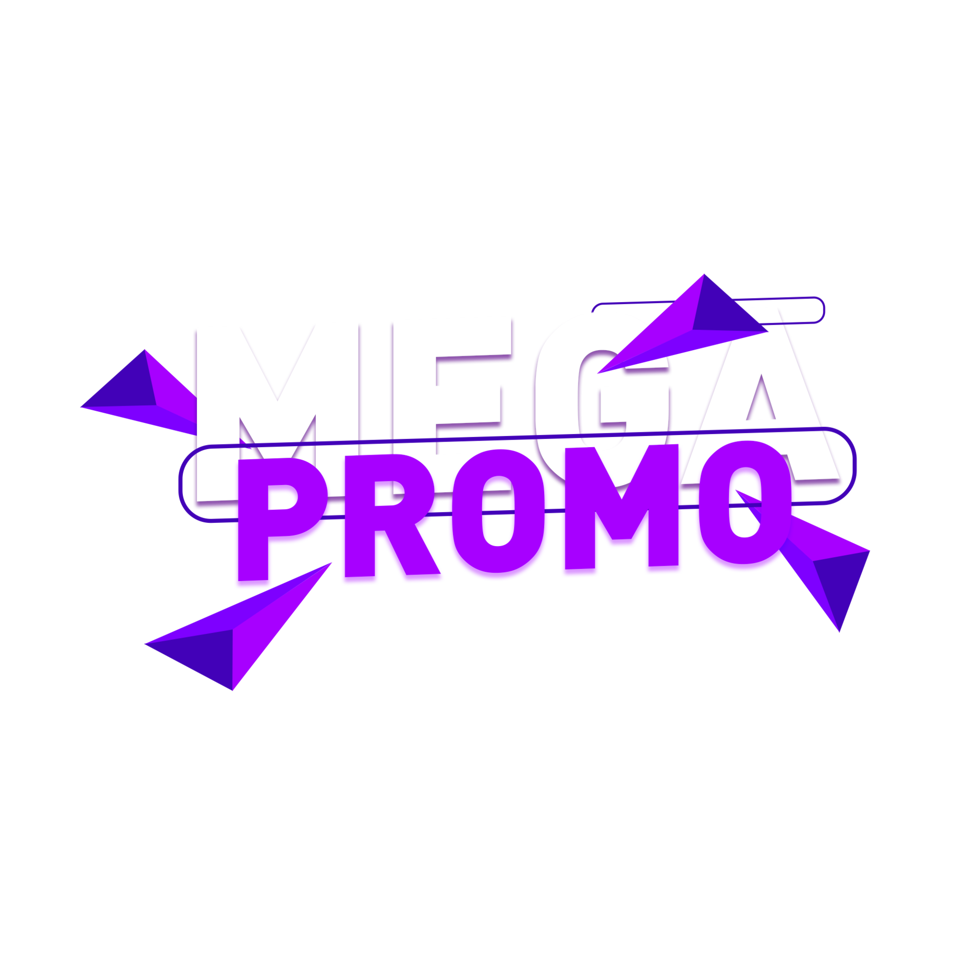 Purple Mega Promo Sale Tag 14466761 Png