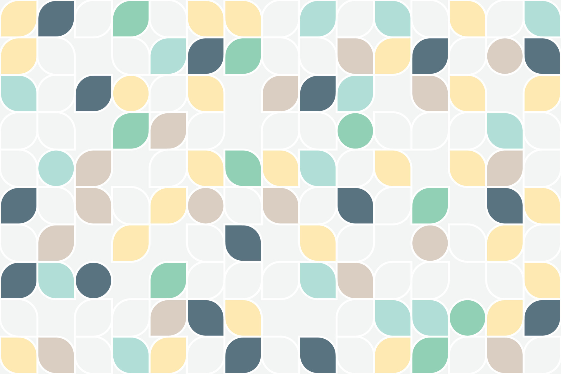 Abstract Texture Of Leafes In Floral Style Geometric Mosaic Tracery