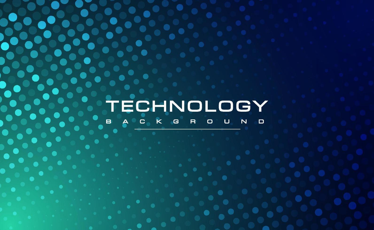 Digital Technology Blue Green Background Online Cyber Media Algorithm Dark Abstract Wave