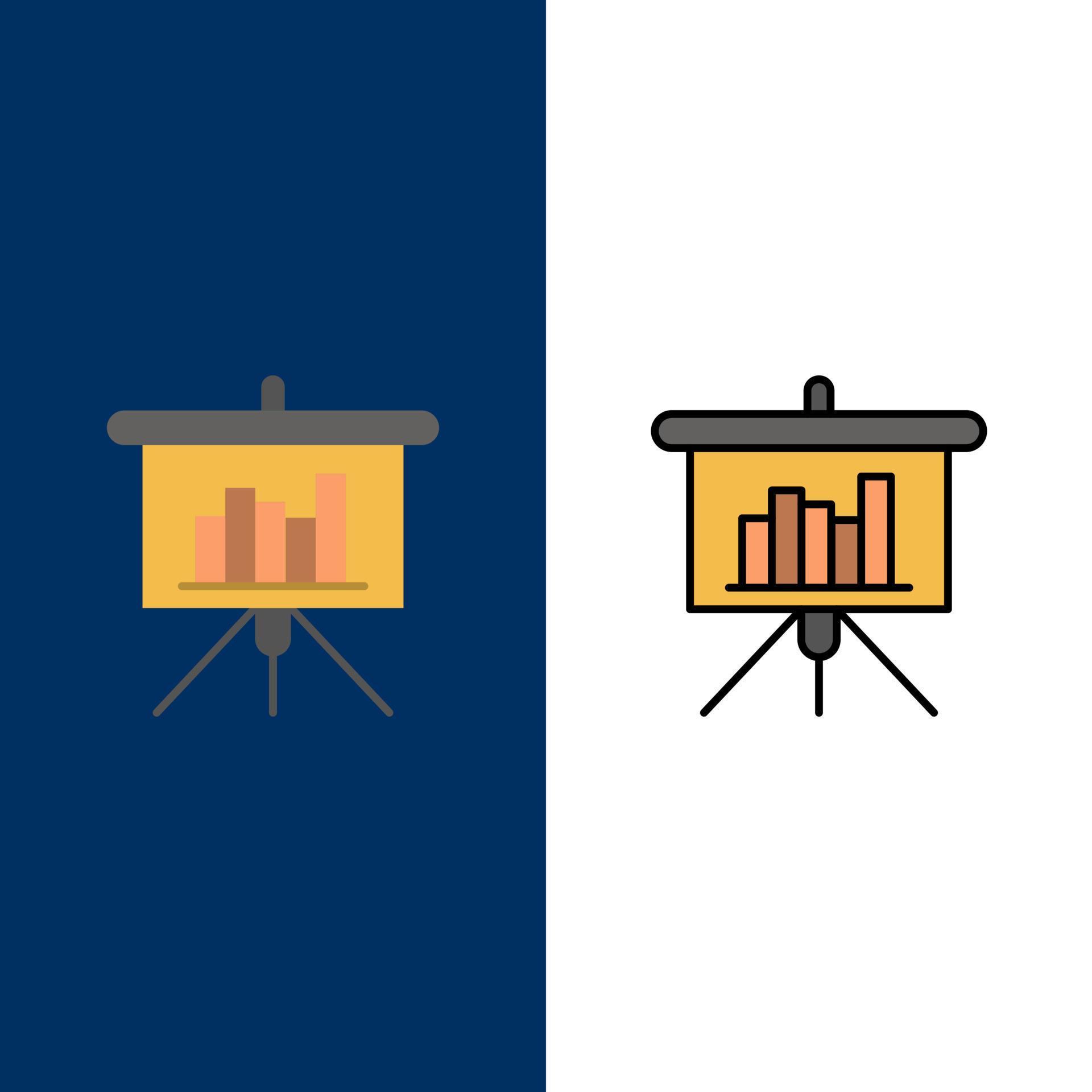 Presentation Blackboard PowerPoint Report Icons Flat and Line Filled ... Presentation Blackboard PowerPoint Report Icons Flat and Line Filled ...