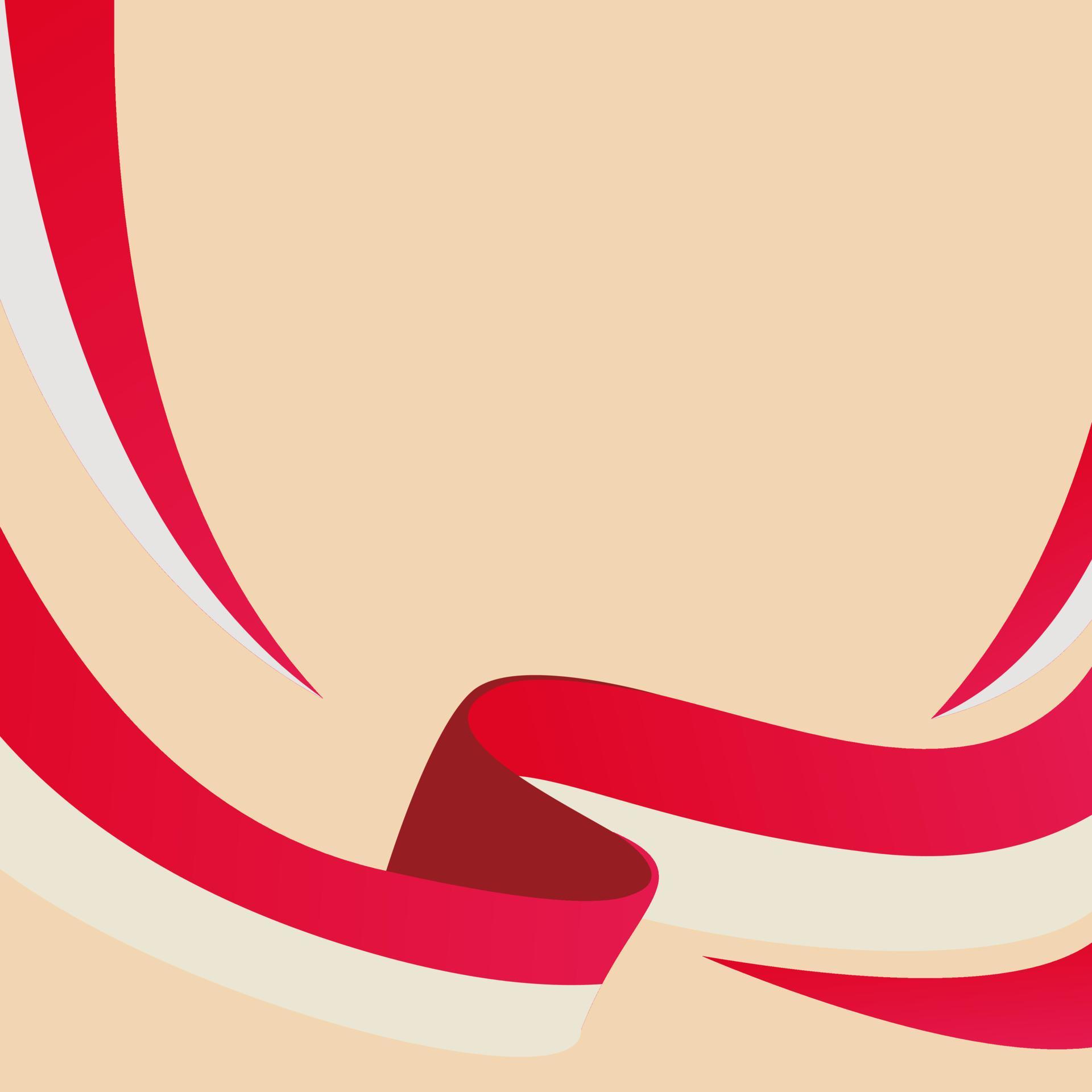 vector illustration of a frame with a red white flag 14471350 Vector ...