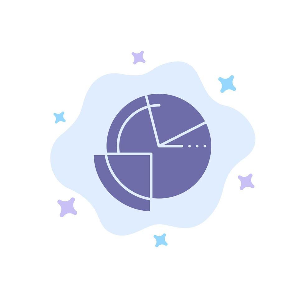Analysis Chart Data Diagram Monitoring Blue Icon On Abstract Cloud Background 14471424 Vector