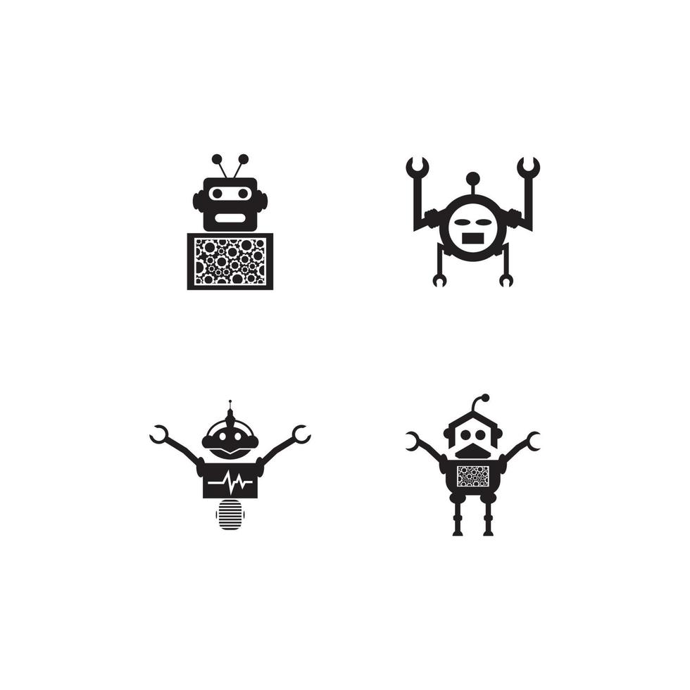Robot icon vector 14472874 Vector Art at Vecteezy