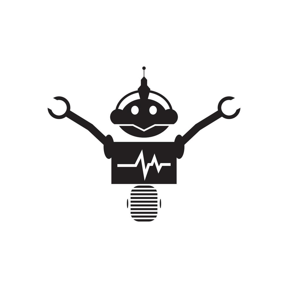 Robot icon vector 14472955 Vector Art at Vecteezy