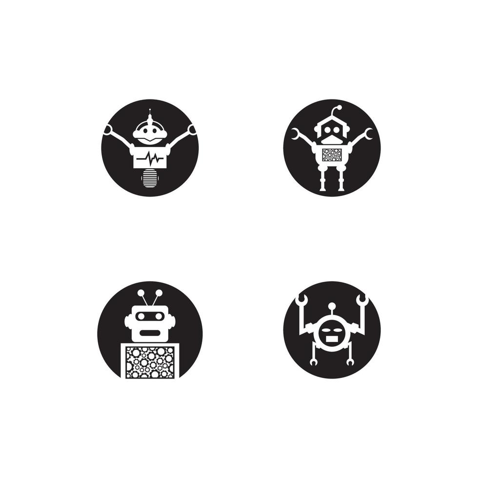 Robot icon vector 14472978 Vector Art at Vecteezy