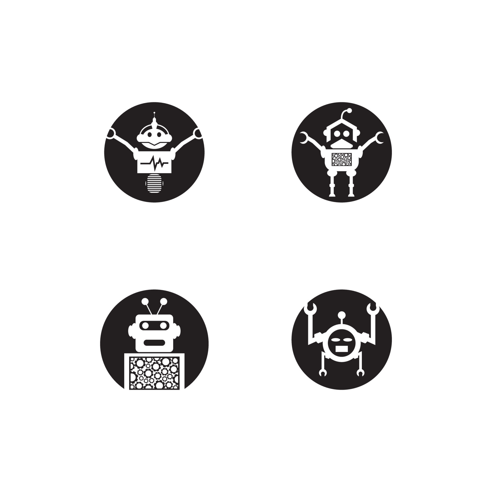 Robot icon vector 14472978 Vector Art at Vecteezy