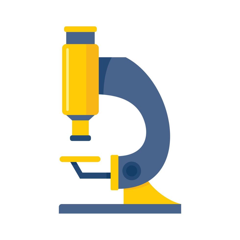 Lab microscope icon, flat style 14473773 Vector Art at Vecteezy Lab microscope icon, flat style 14473773 Vector Art at Vecteezy
