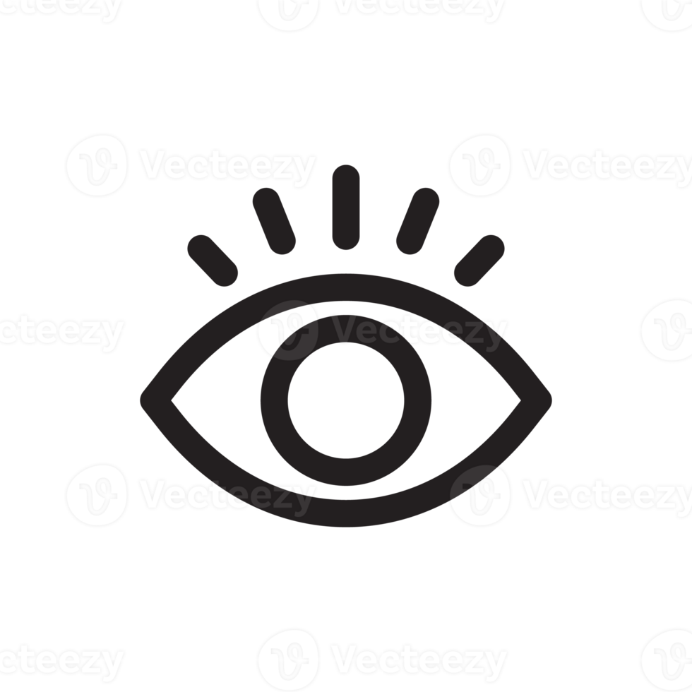 Eye icon. Simple flat eye design Vision care concept Wear glasses for a ... Eye icon. Simple flat eye design Vision care concept Wear glasses for a ...