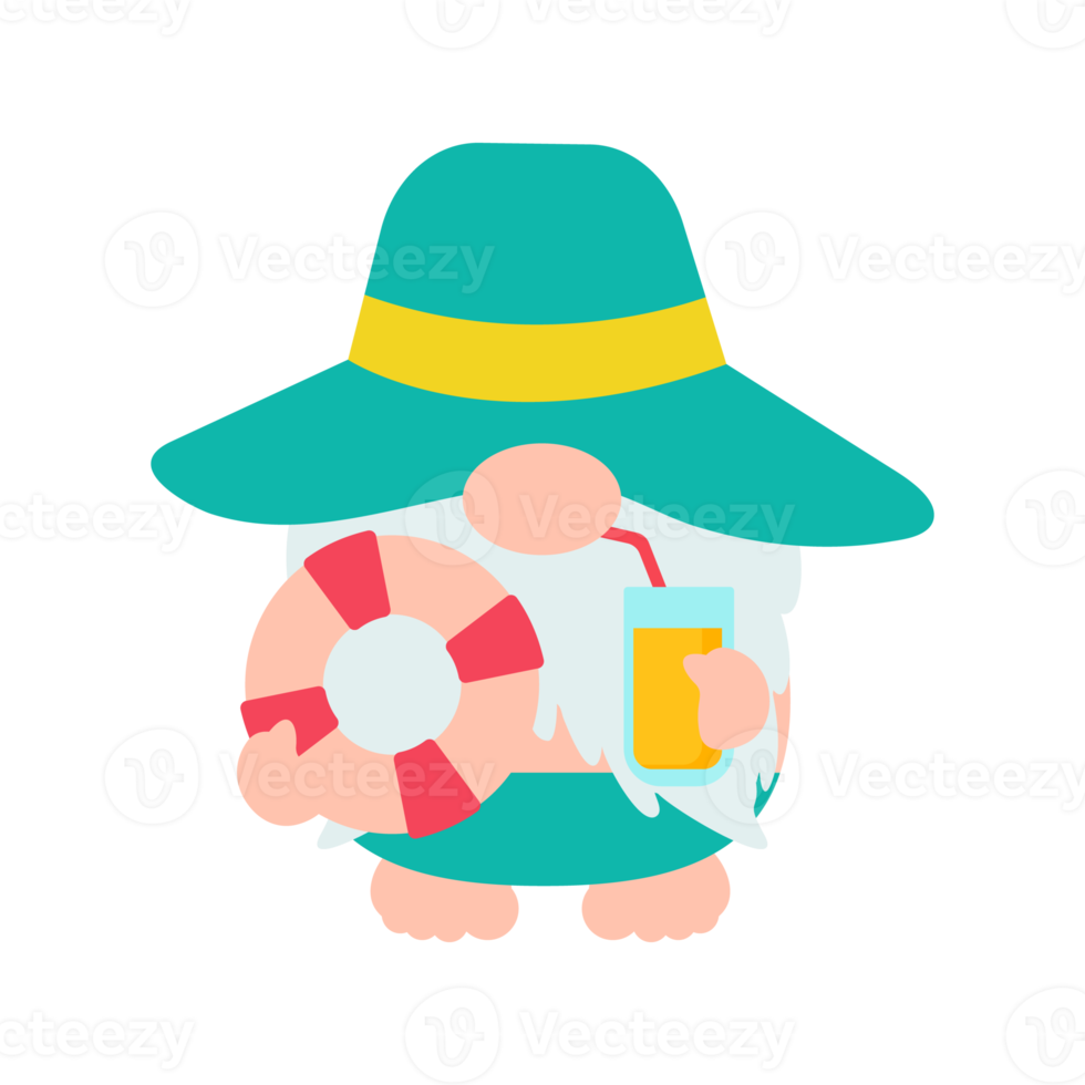 Gnomes Summer Gnomes Wear Hats And Sunglasses For Summer Trips To The Beach 14475825 Png