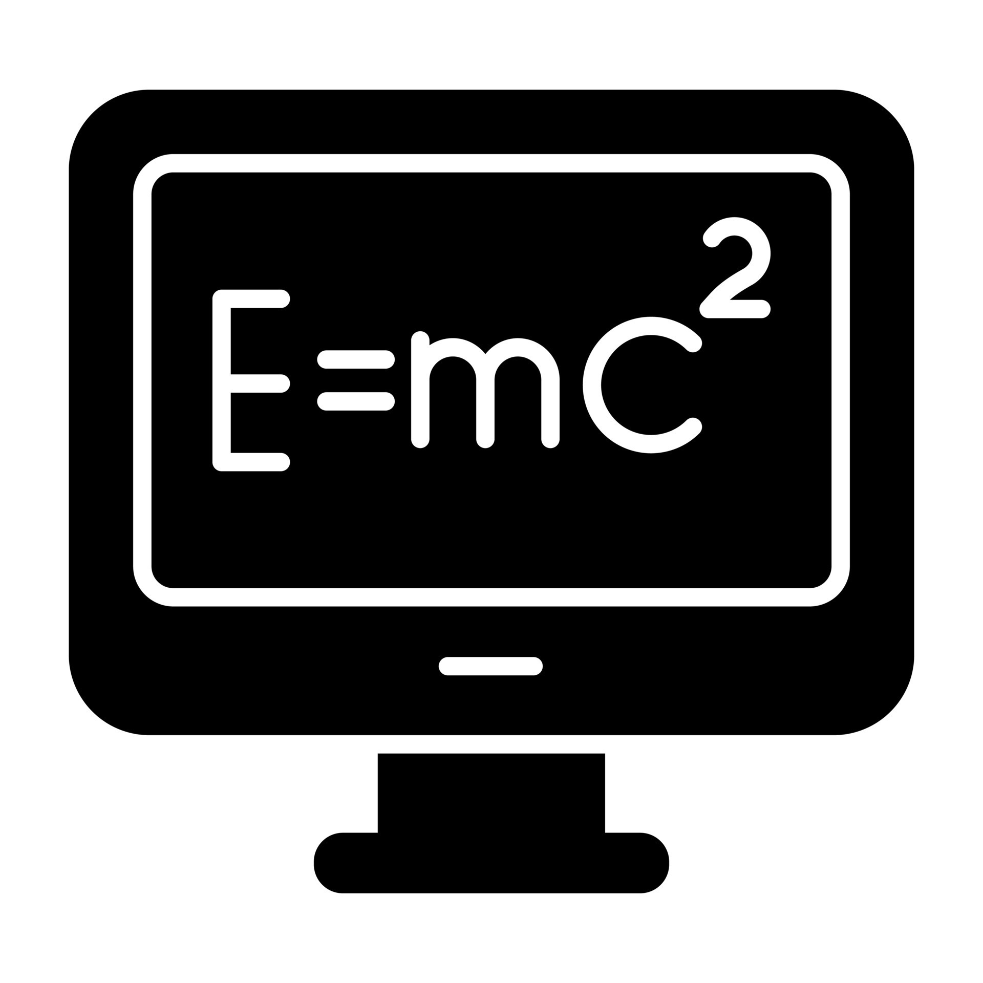 An icon design of physics formula 14476993 Vector Art at Vecteezy