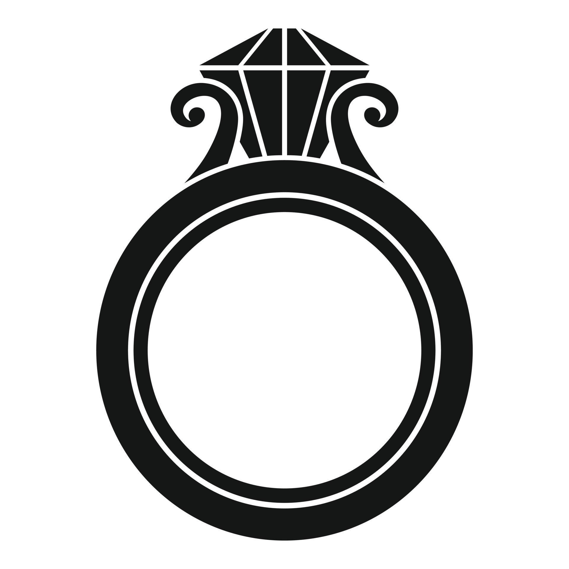 Ruby gold ring icon, simple style 14479032 Vector Art at Vecteezy