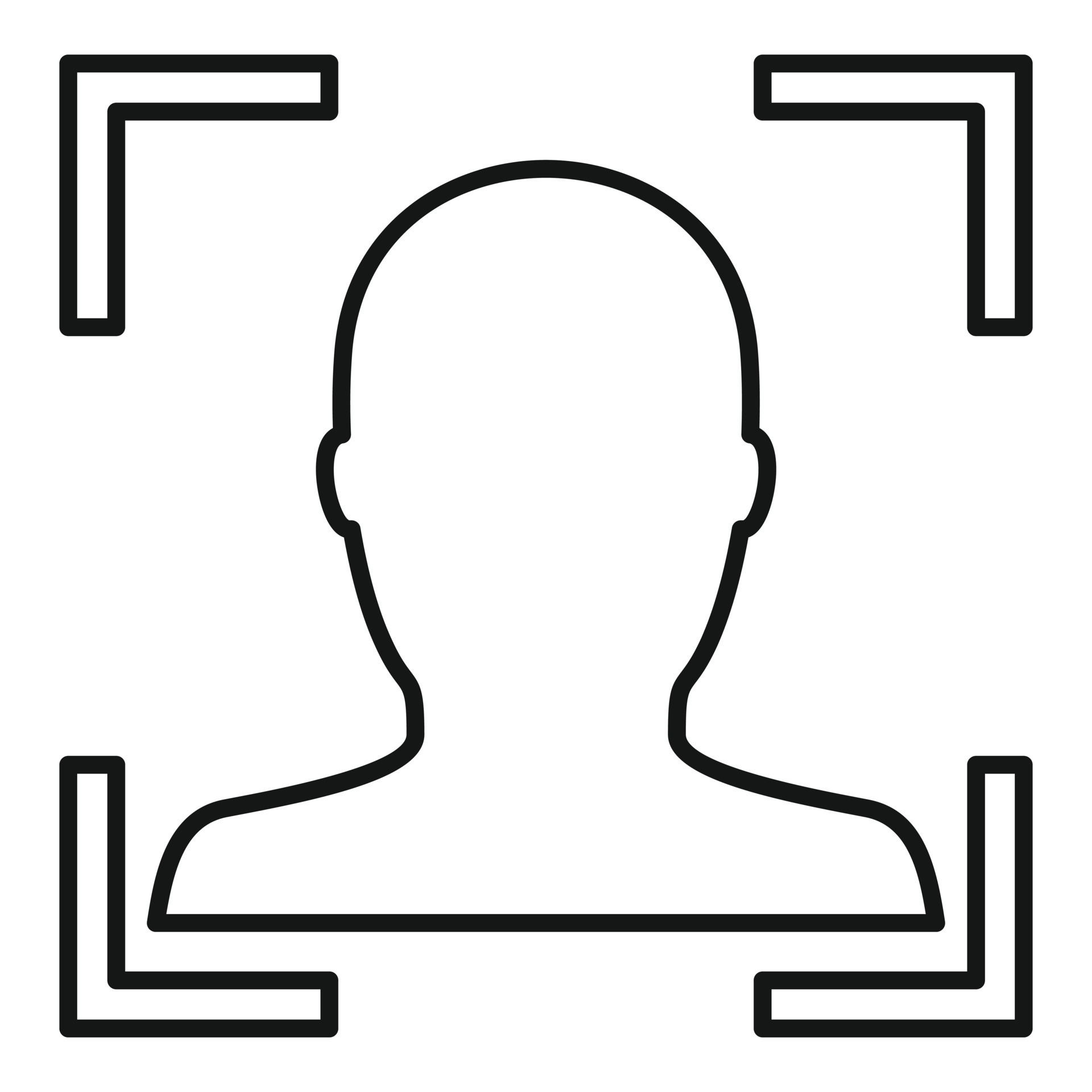 Electronic Face Recognition Icon Outline Style 14479245 Vector Art At Vecteezy