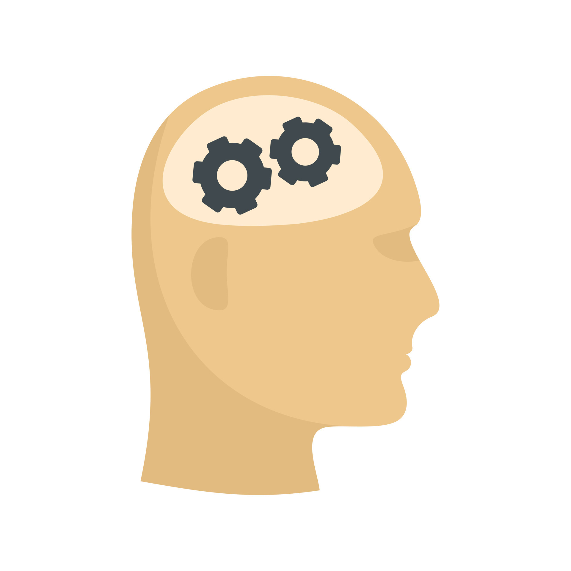 Interactive learning icon, flat style 14481175 Vector Art at Vecteezy