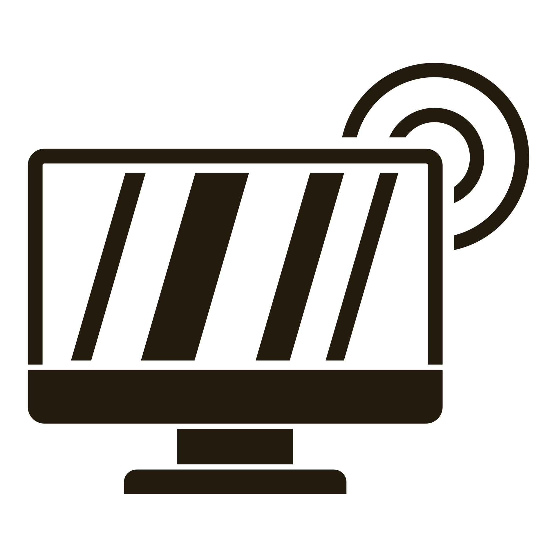 Smart computer monitor icon, simple style 14481194 Vector Art at Vecteezy