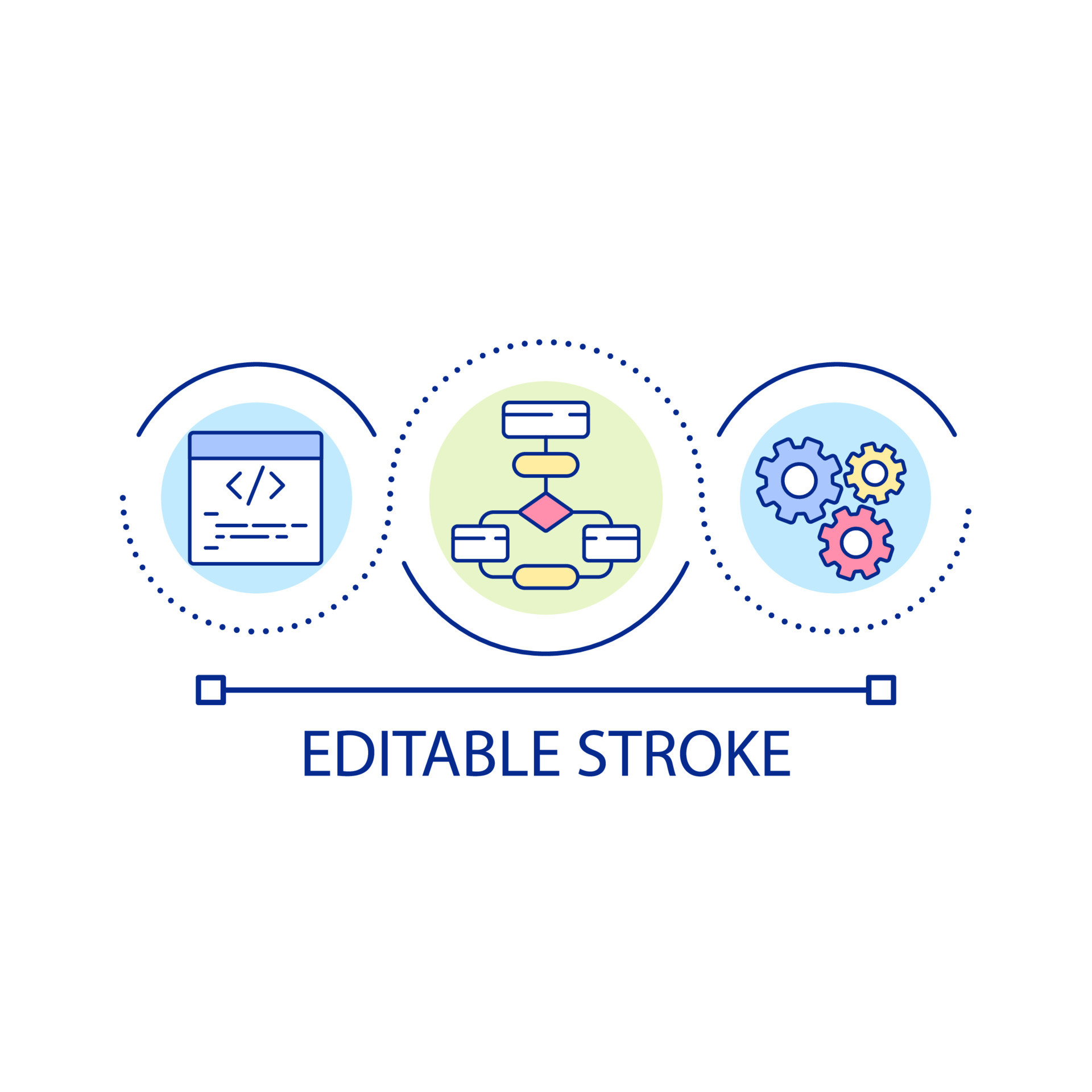 Programming loop concept icon. Improve website code. Technical search ... Programming loop concept icon. Improve website code. Technical search ...
