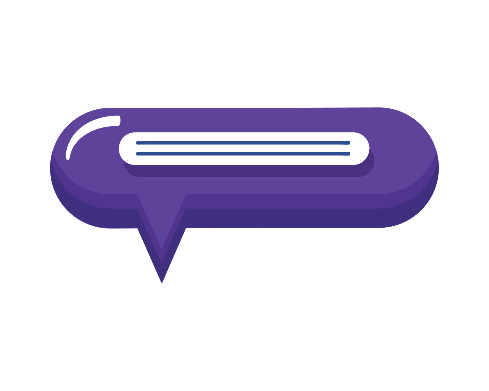 speech bubble message 14481545 Vector Art at Vecteezy