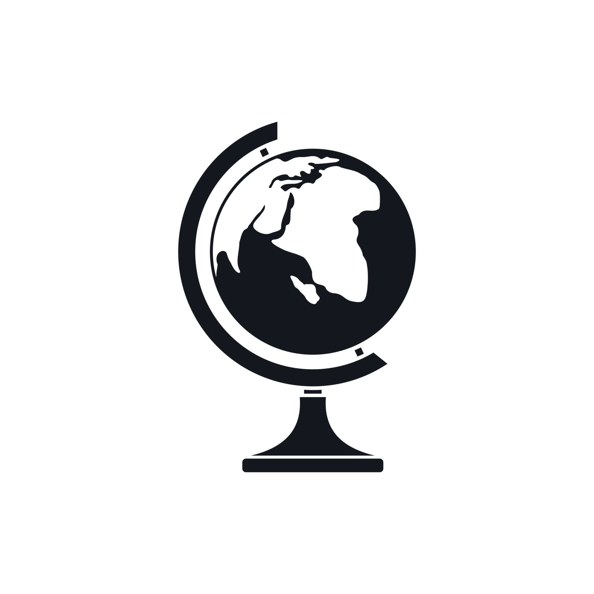 Globe icon, simple style 14482018 Vector Art at Vecteezy