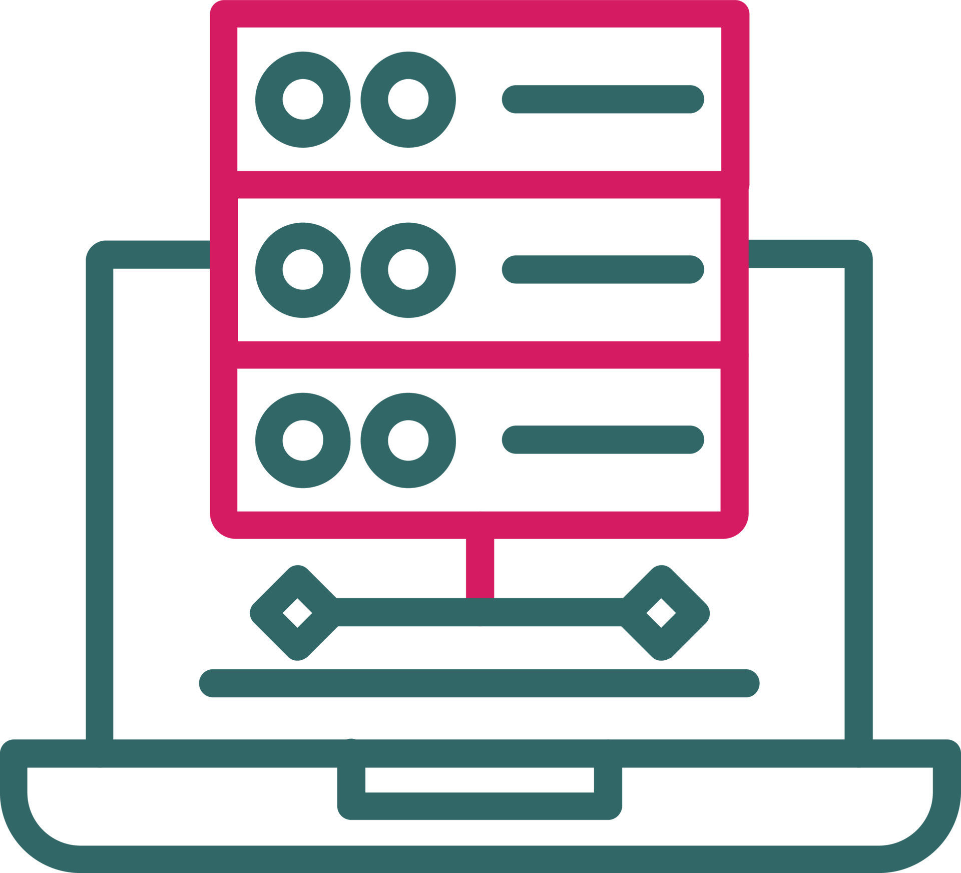 Data Line Two Color 14483011 Vector Art at Vecteezy