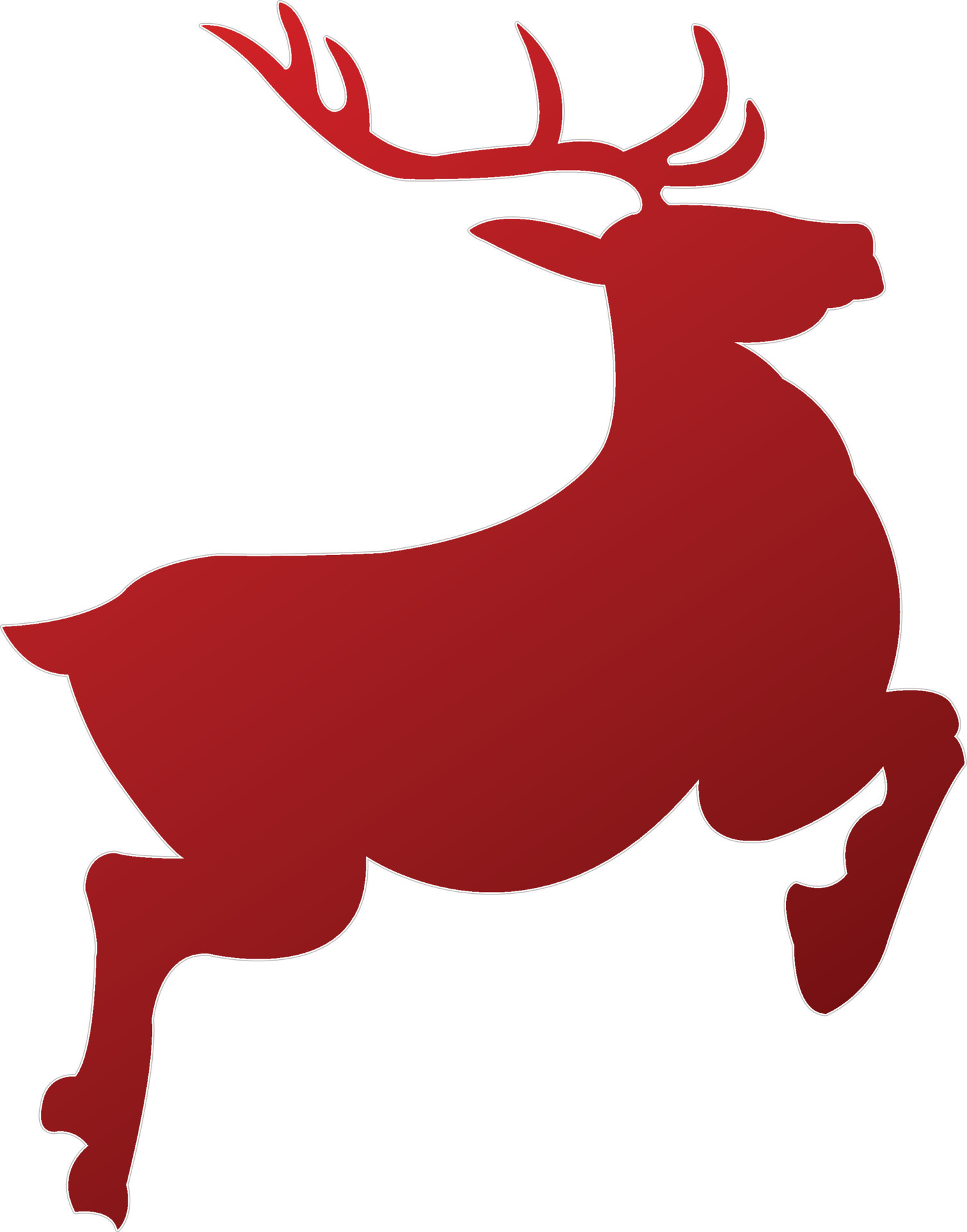 Modern illustration of christmas deer 14483651 Vector Art at Vecteezy