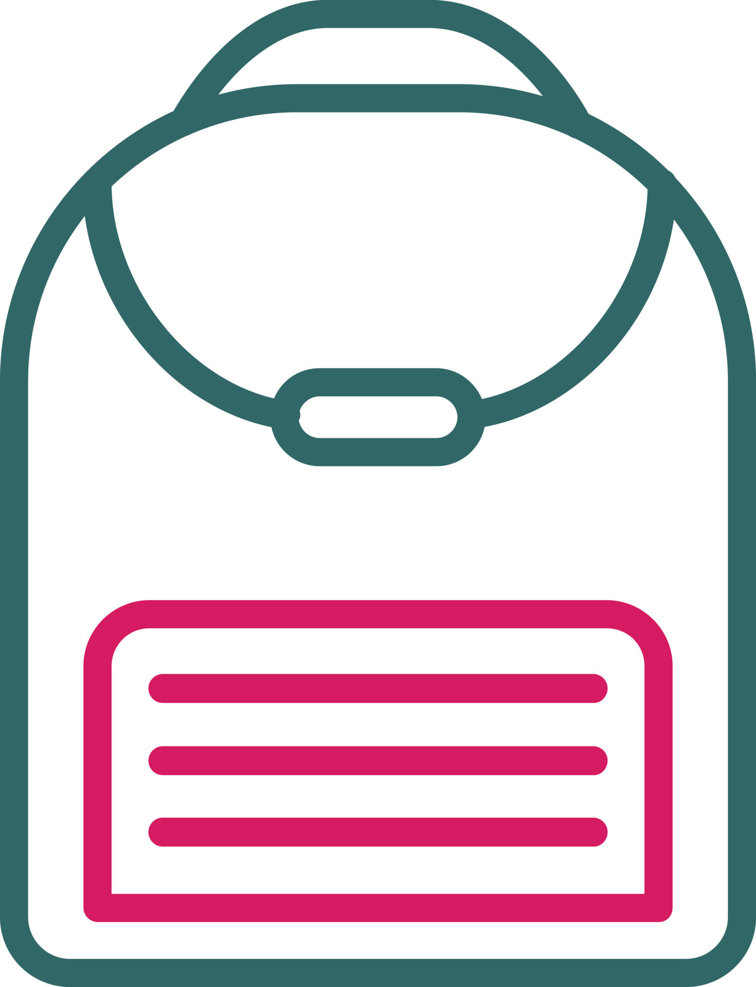 BagLine Two Color 14483775 Vector Art at Vecteezy