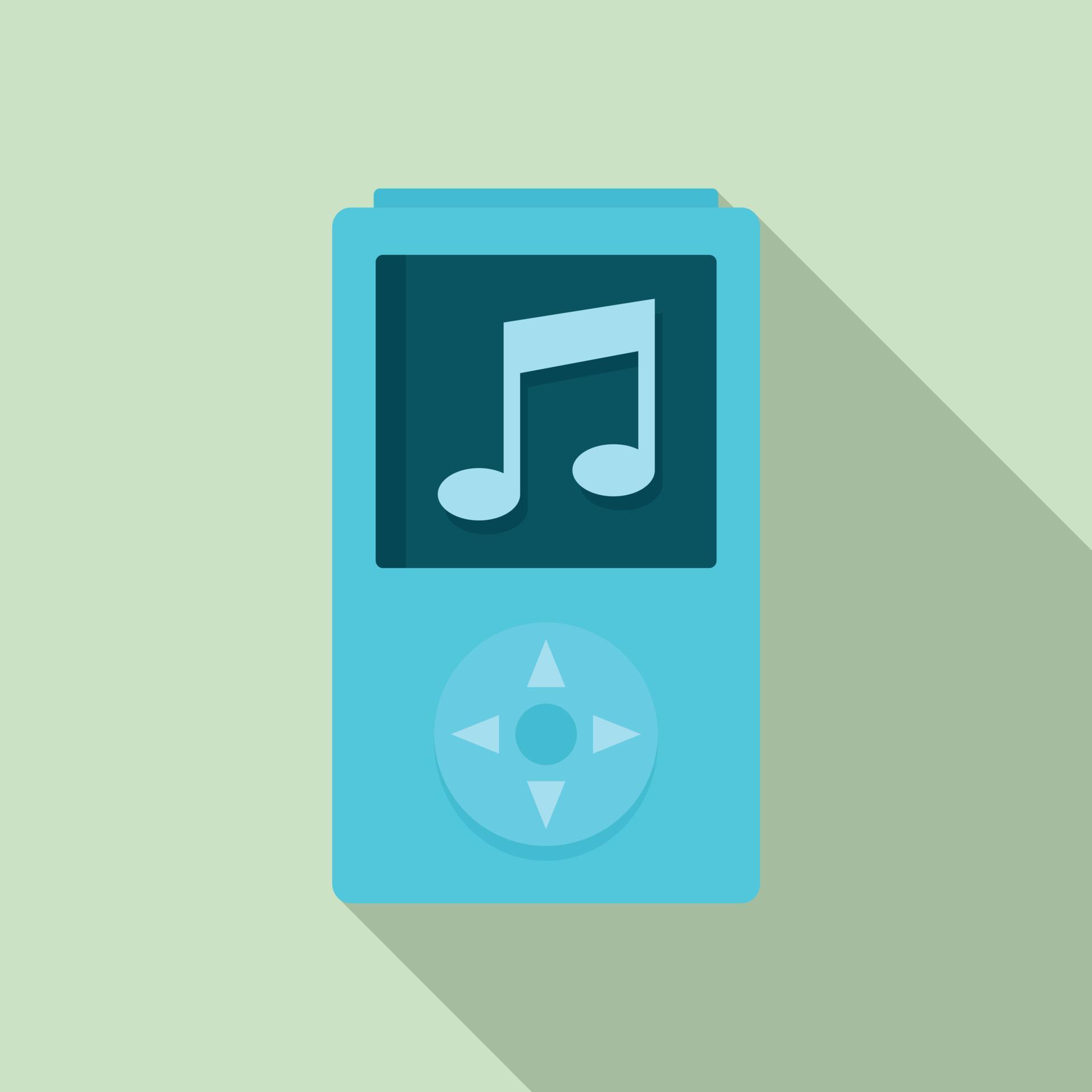 Modern music player icon, flat style 14486969 Vector Art at Vecteezy Modern music player icon, flat style 14486969 Vector Art at Vecteezy