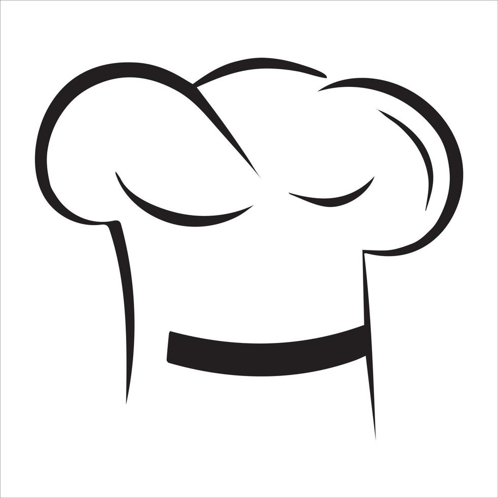 Chef hat logo illustration 14487560 Vector Art at Vecteezy