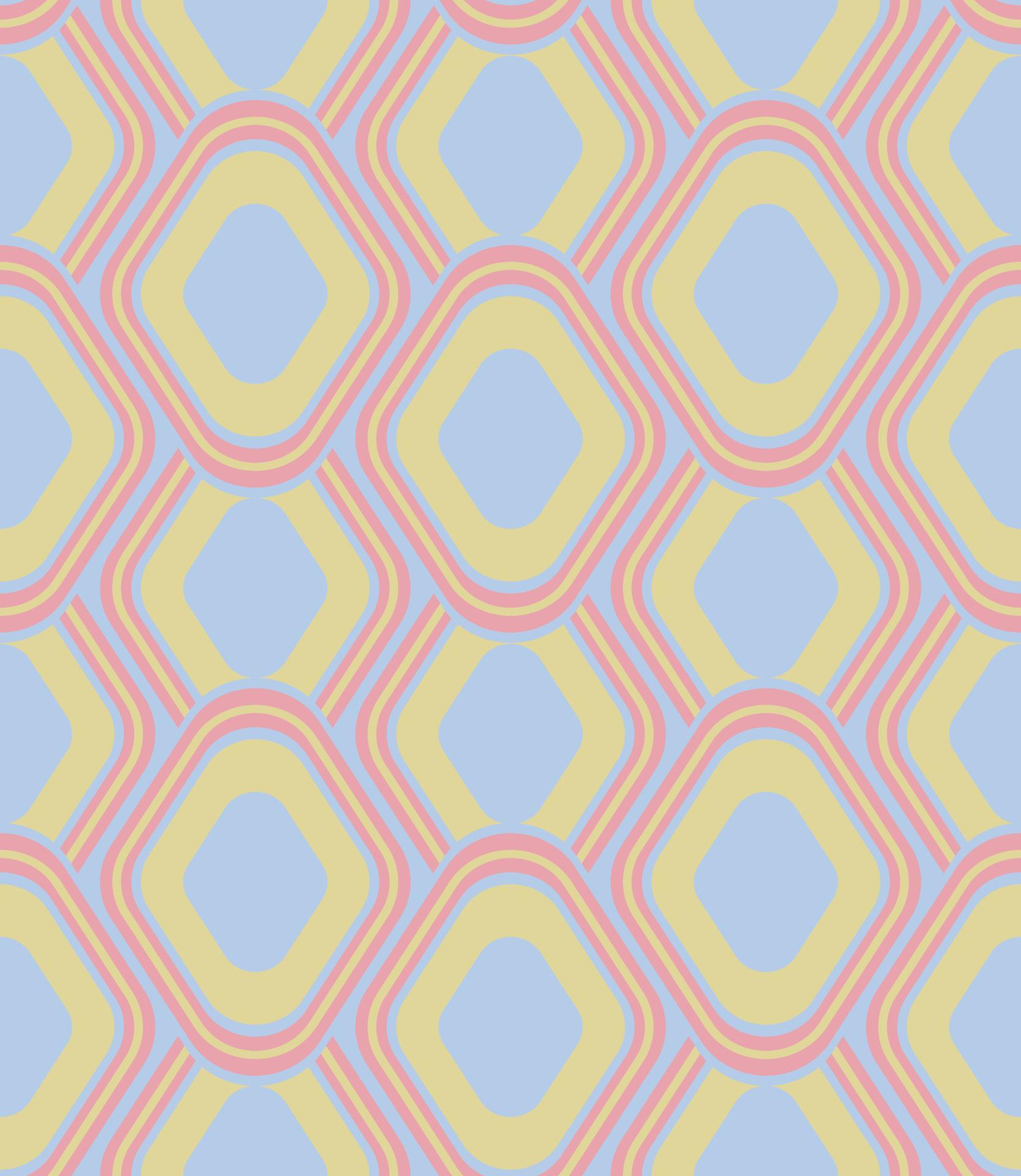 Abstract Colorful Geometric Pattern Colorful Pastel Abstract Geometric Shape Overlapping