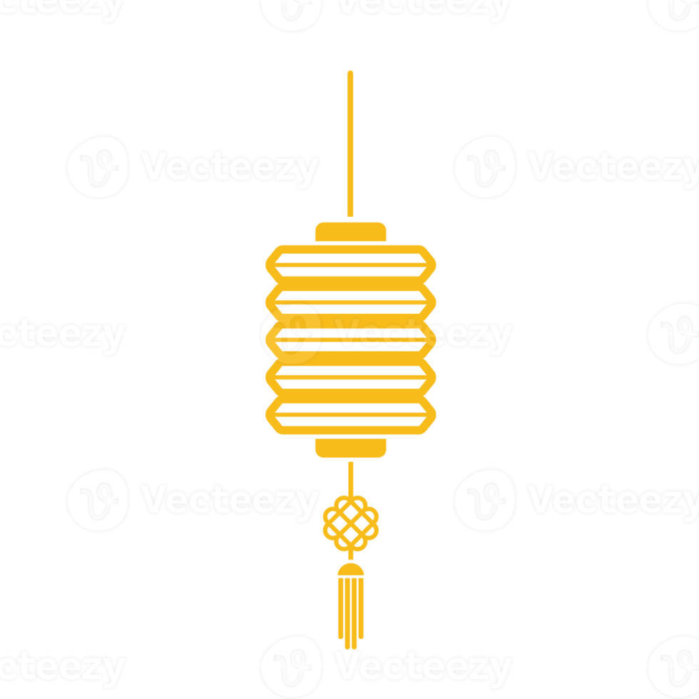 Golden lantern pattern. chinese lantern silhouette for decoration for ...