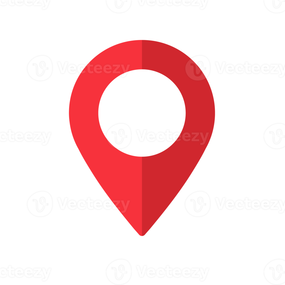 Location Pin Collection Red Pointer Icon For Pin On The Map To Show The