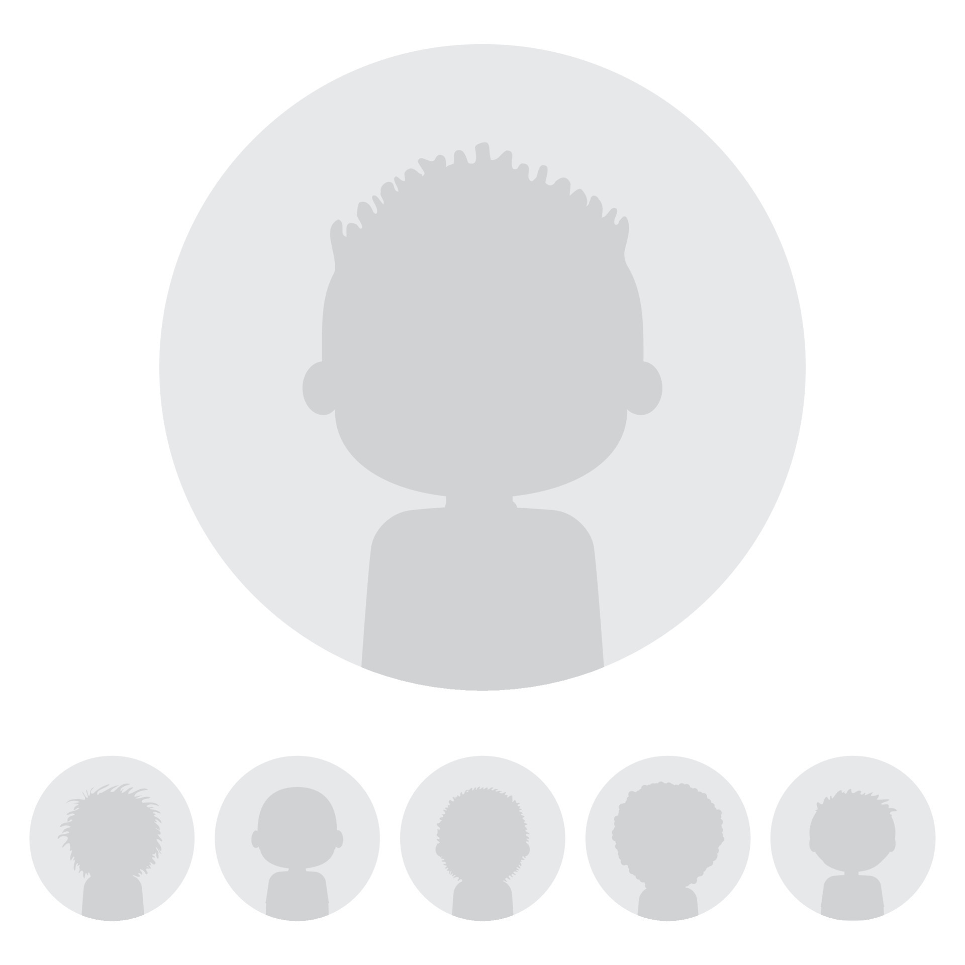 Set of web user avatars. Anonymous person silhouette. Social profile ... Set of web user avatars. Anonymous person silhouette. Social profile ...