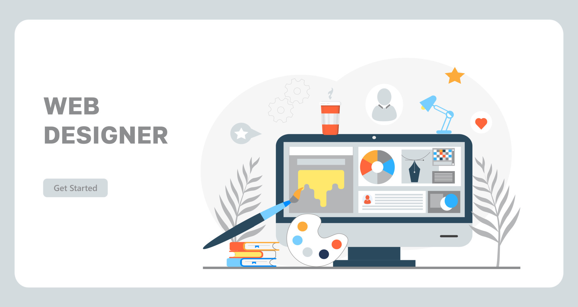 User Interface Designer Concept Vector Ui Ux App Template Creation Installation 14489470