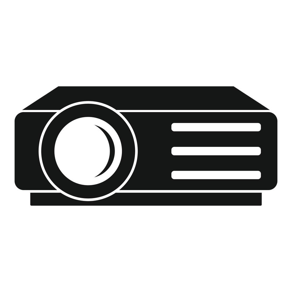 Lesson projector icon, simple style 14491914 Vector Art at Vecteezy