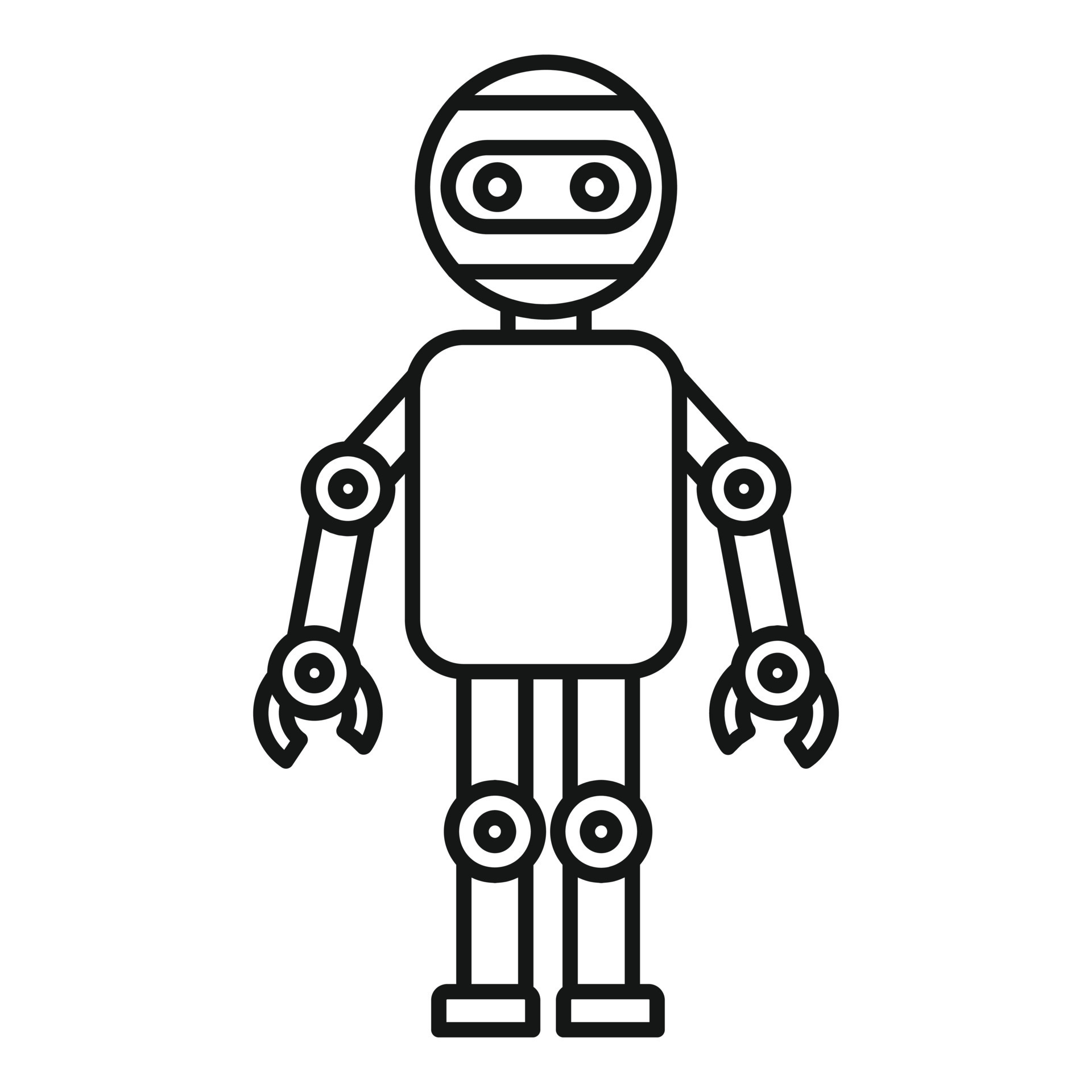 Machine humanoid icon, outline style 14492189 Vector Art at Vecteezy Machine humanoid icon, outline style 14492189 Vector Art at Vecteezy