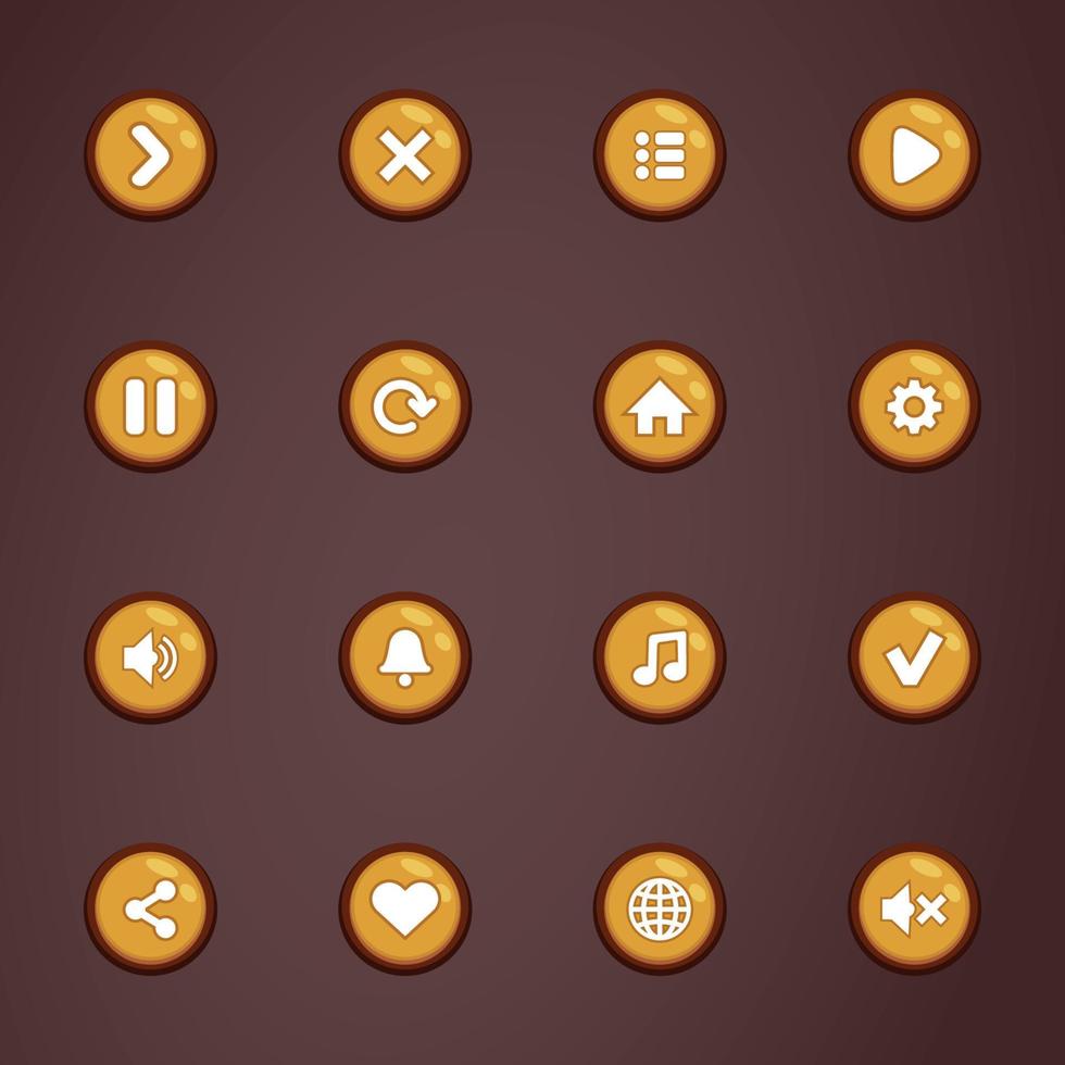 Mobile Game Icons User Interface Ui Ux 14493754 Vector Art At Vecteezy