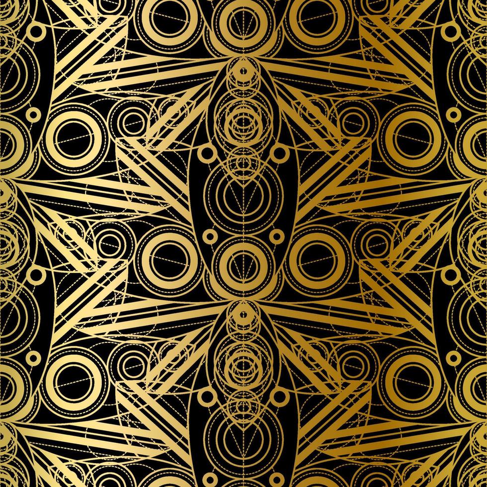 Vector Golden Geometric Gradient Seamless Pattern Design 14494144 ... Vector Golden Geometric Gradient Seamless Pattern Design 14494144 ...