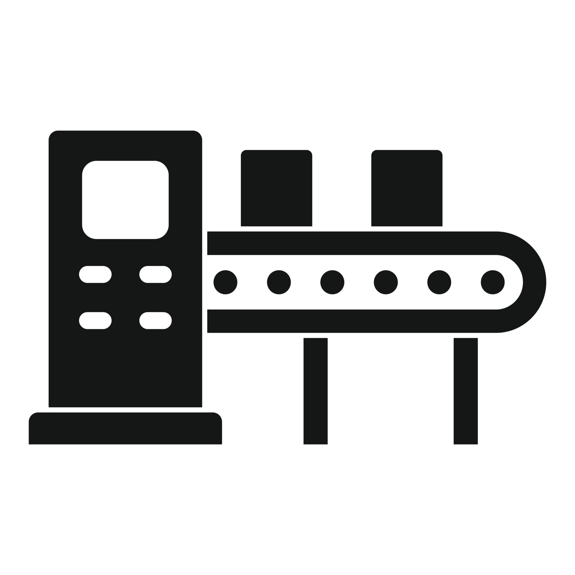 Assembly line icon, simple style 14495892 Vector Art at Vecteezy