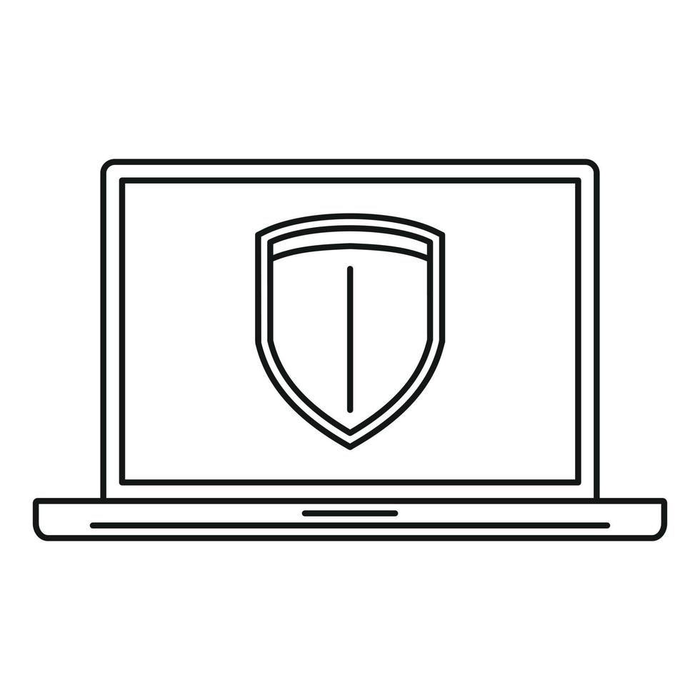 Secured laptop icon, outline style 14498024 Vector Art at Vecteezy Secured laptop icon, outline style 14498024 Vector Art at Vecteezy