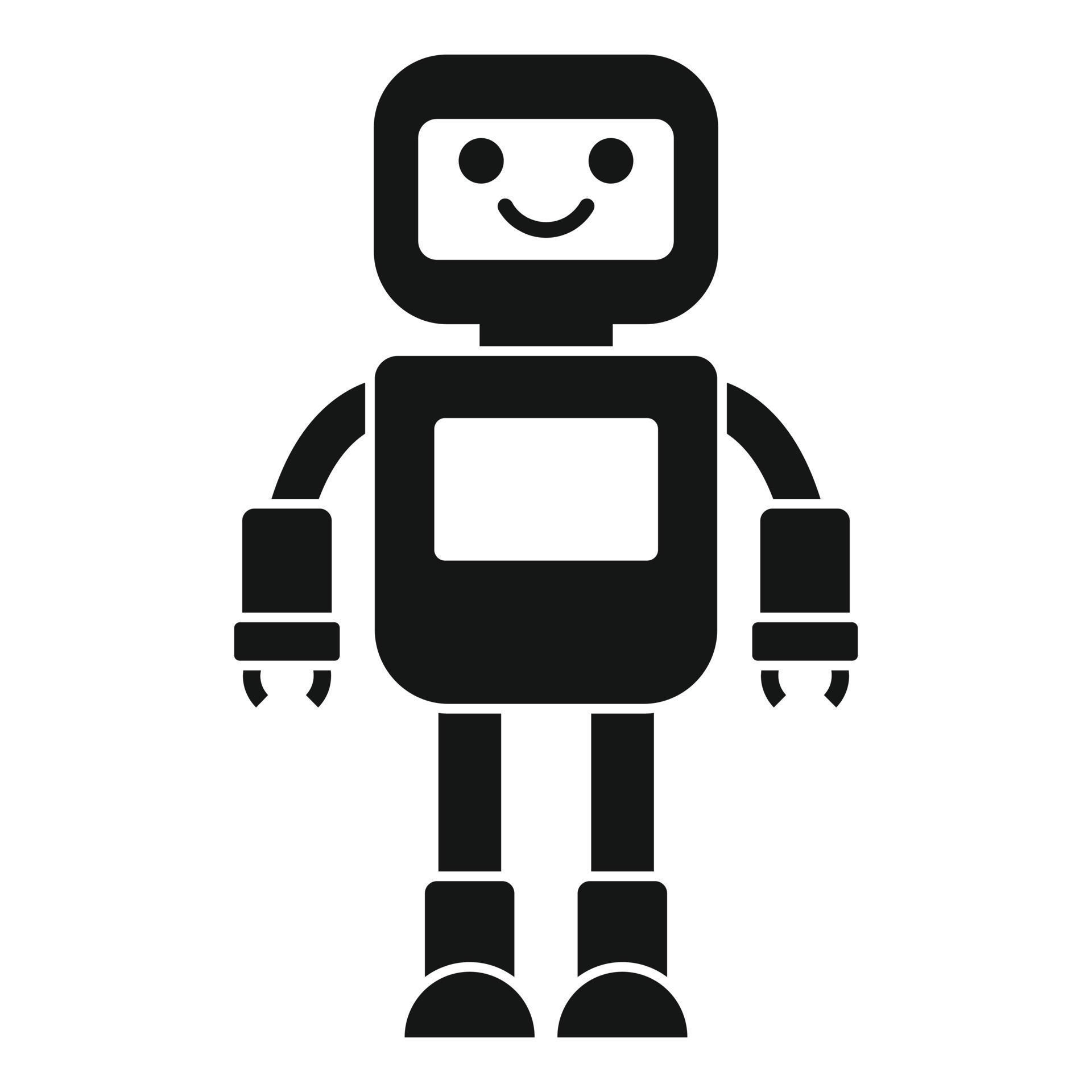 Bot robot icon, simple style 14498229 Vector Art at Vecteezy
