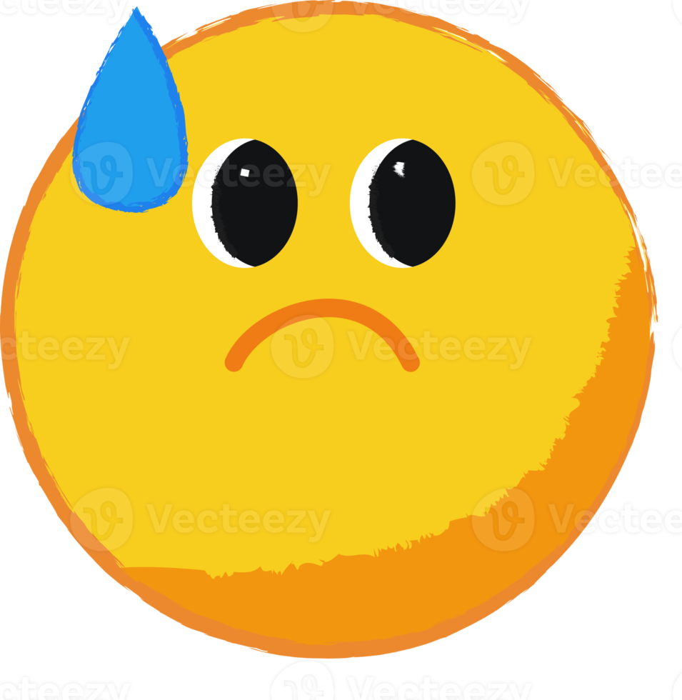 rosto nervoso emoticon 14498694 PNG
