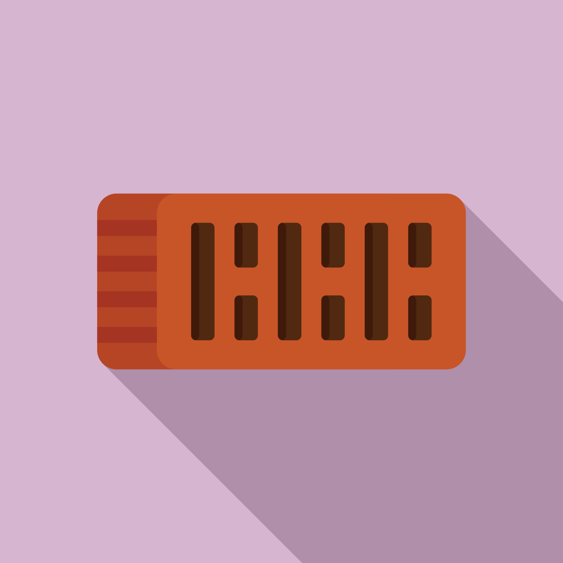 Icono De Ladrillo De Construcción Estilo Plano 14499445 Vector En Vecteezy