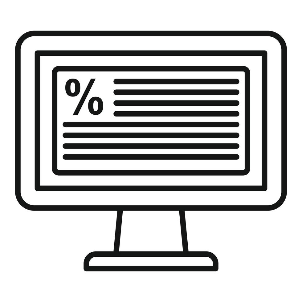 Tax online monitor icon, outline style 14500070 Vector Art at Vecteezy Tax online monitor icon, outline style 14500070 Vector Art at Vecteezy