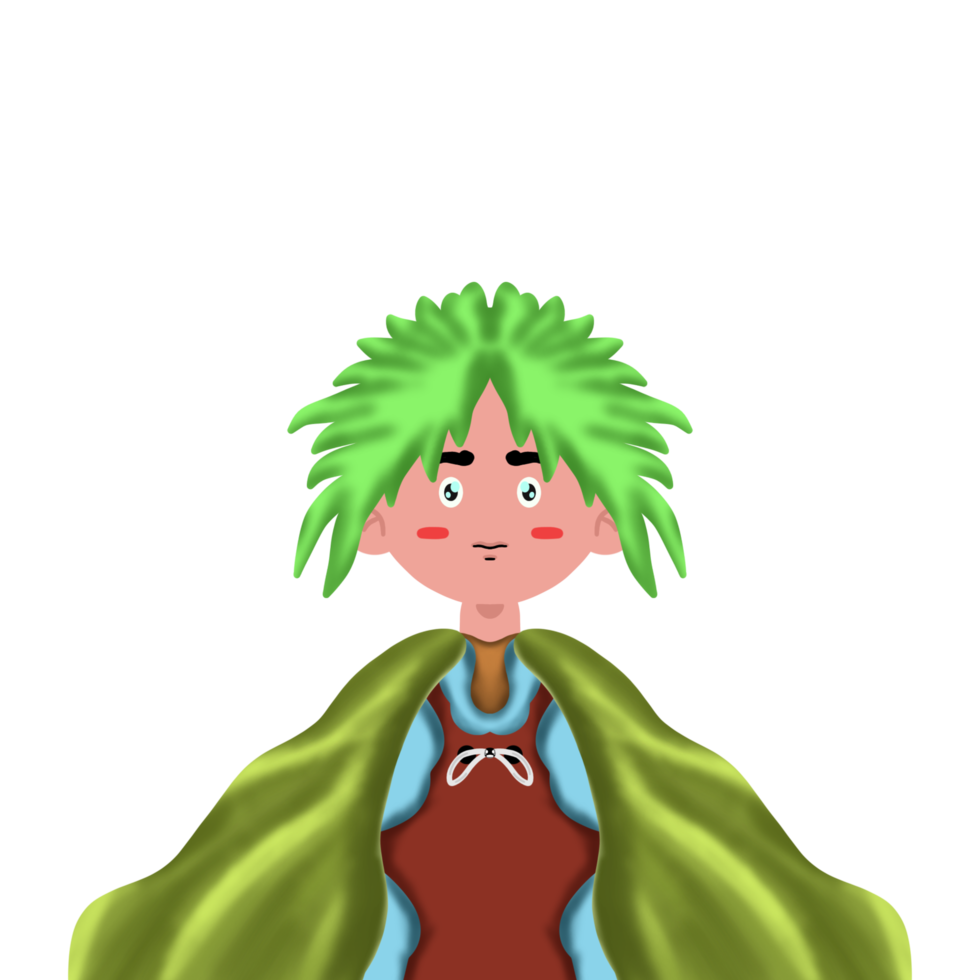 Cute Expression Girl Cartoon 14500105 Png