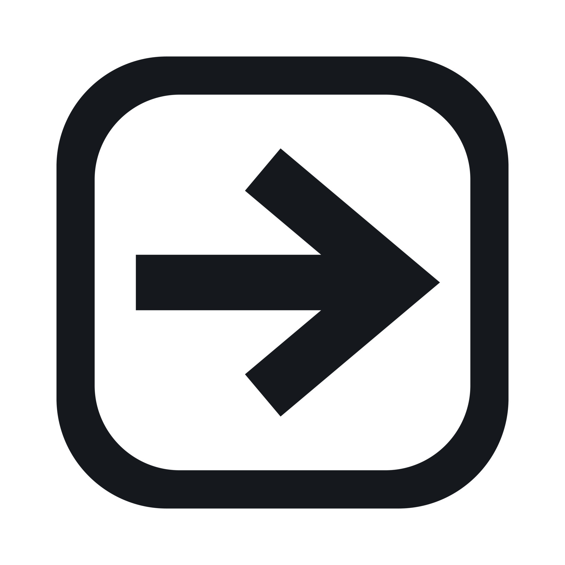 Arrow in square icon, simple style 14503811 Vector Art at Vecteezy