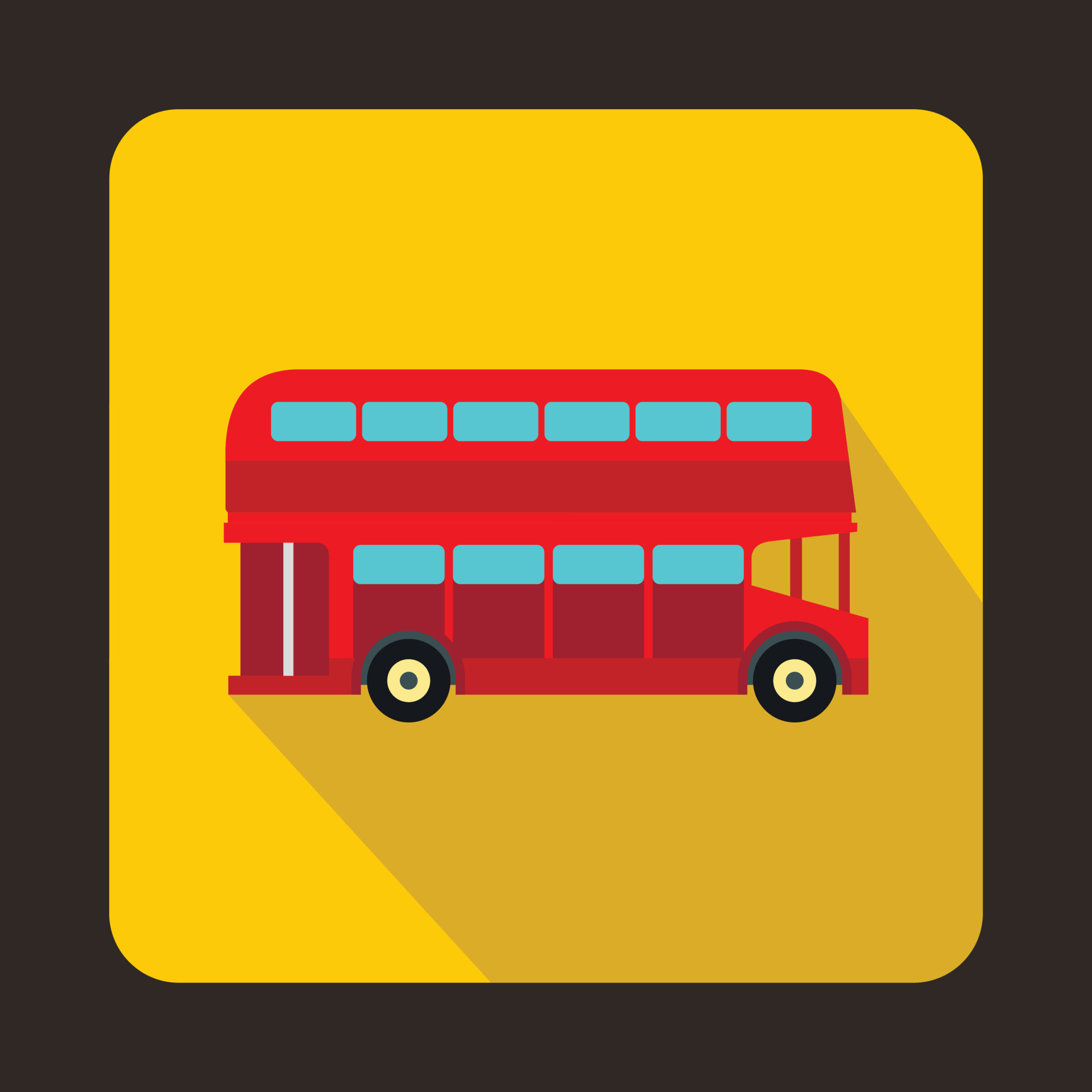 London double decker red bus icon 14505520 Vector Art at Vecteezy