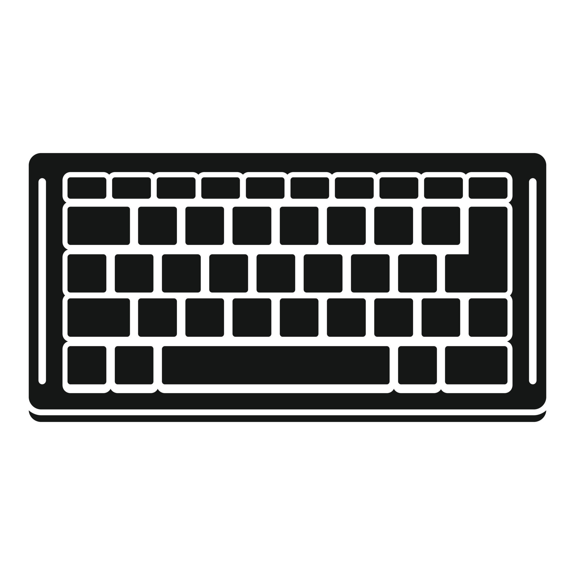 Simple Keyboard Vector