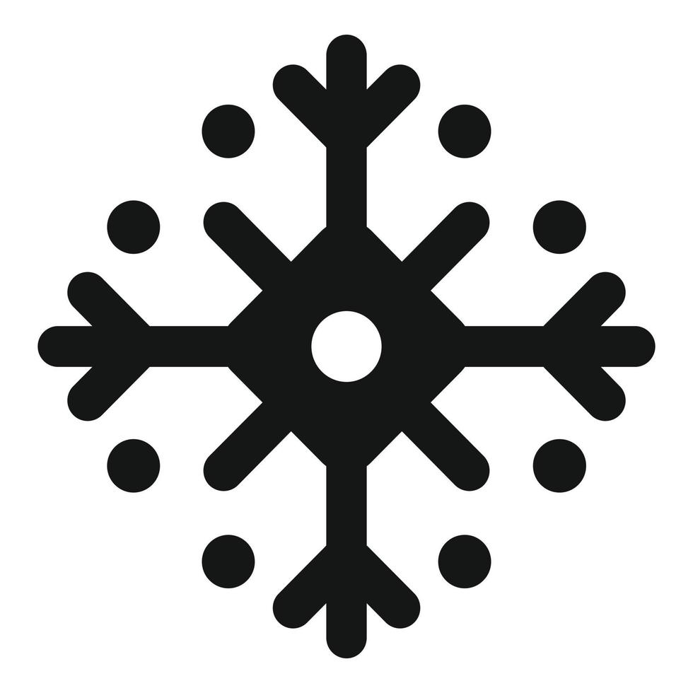 Traditional snowflake icon, simple style 14520457 Vector Art at Vecteezy