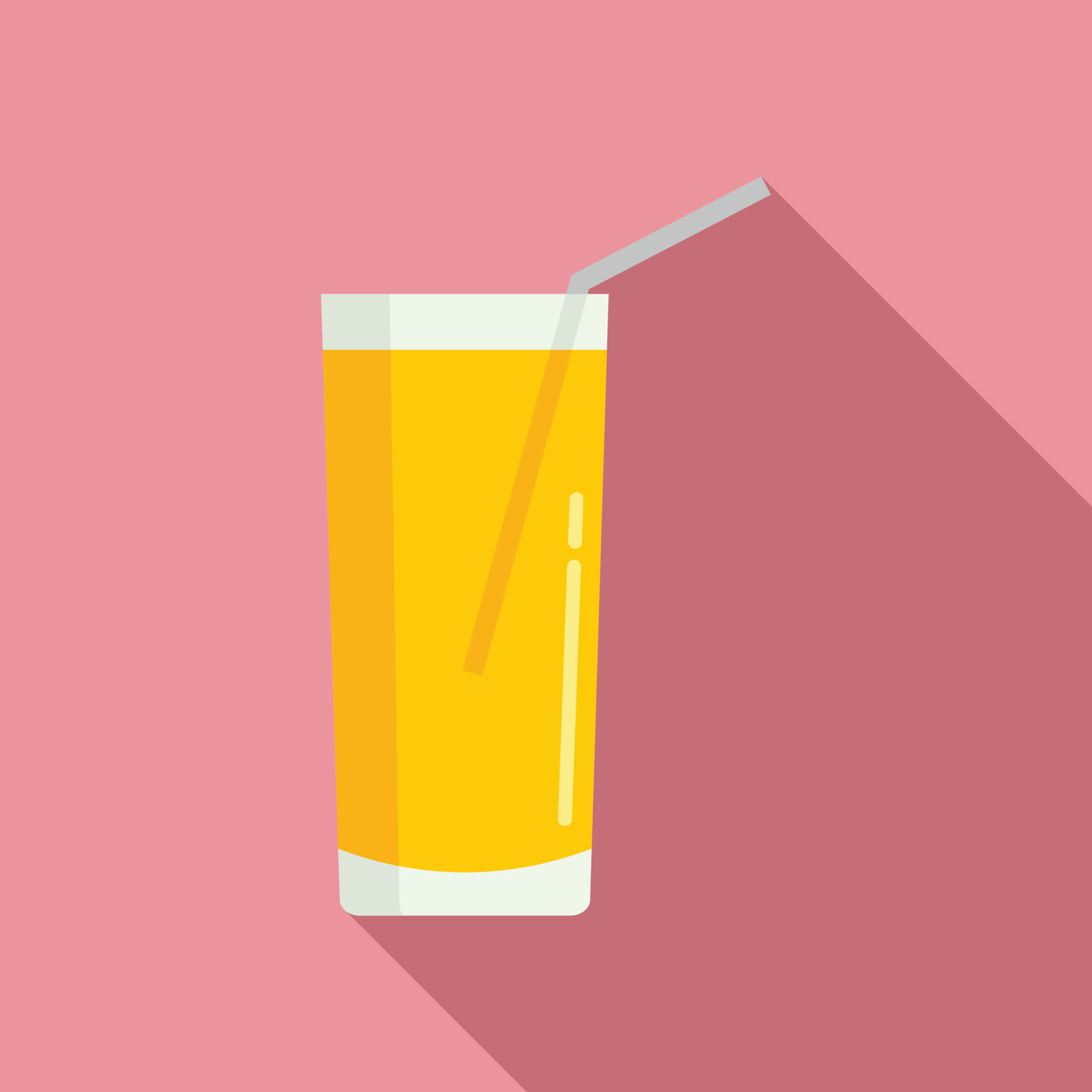 Bar Drink Glass Icon Flat Style 14520460 Vector Art At Vecteezy