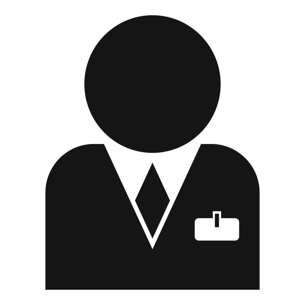 icono de gerente profesional, estilo simple 14520604 Vector en Vecteezy
